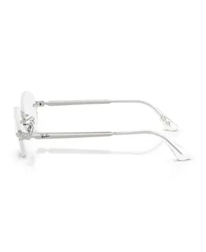 Ray-ban Rimless Eyeglasses - Silver