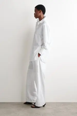 Cos Gathered Panelled Cotton Pants