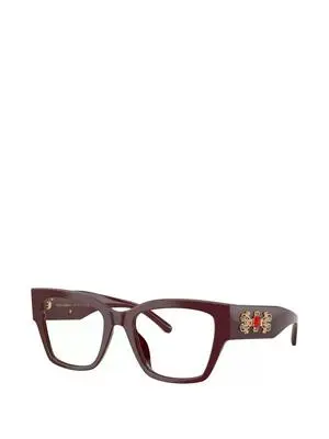 Dolce & Gabbana Embellished Square-frame Glasses