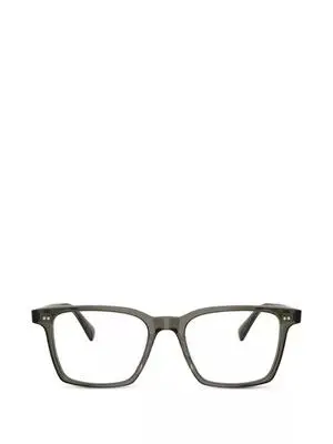 Oliver Spencer Square Frame Eyeglasses - Green