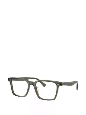 Oliver Spencer Square Frame Eyeglasses - Green