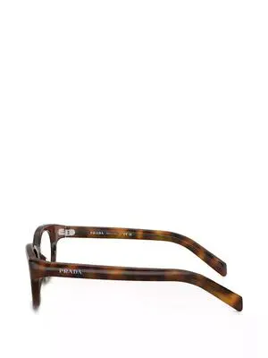 Prada Tortoiseshell Round Frame Glasses