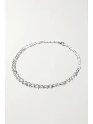 DAVID MORRIS 18-karat White Diamond Necklace - Gold