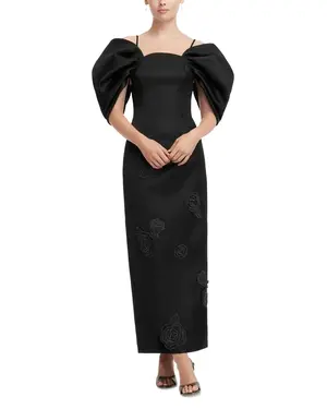 LEO LIN Arabella Maxi Dress - Ebony