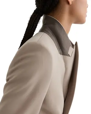 REISS Single Breasted Blazer - Stone Neutral