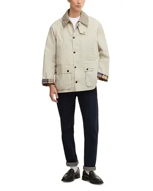 Barbour Bedale Cotton Jacket - Clay