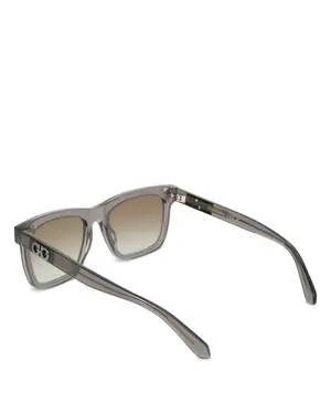 FERRAGAMO Rectangular Sunglasses, 55mm