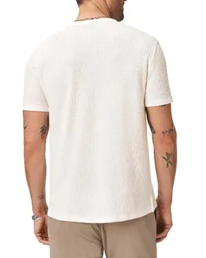 John Varvatos Egon Textured Henley T-shirt