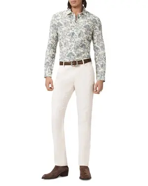 John Varvatos Slim Fit Skull Tree Graphic Shirt