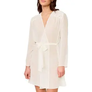Rya Collection Isles Chiffon Robe - Ivory