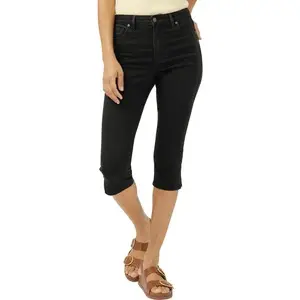 SILVER JEANS CO. Isbister Modern Capri Jeans - Black