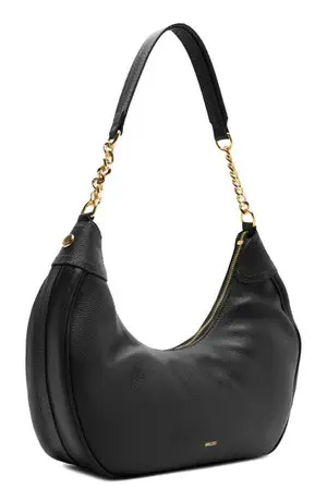 AREZZO Large Elena Leather Hobo - Black