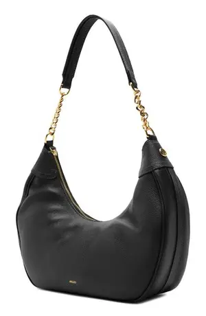 AREZZO Large Elena Leather Hobo - Black