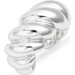 KARINE SULTAN Twisted Rope Ring Silver