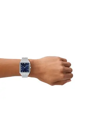 Emporio Armani Tank Bracelet Watch - Silver