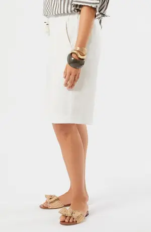 Marina Rinaldi Spugna Drawstring Shorts