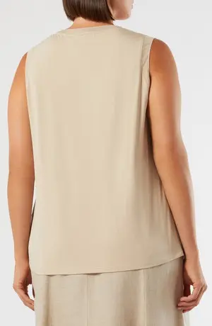 Marina Rinaldi Sdonnola Satin & Jersey Shell
