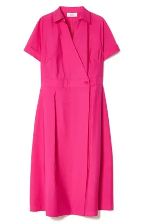 Marina Rinaldi Gabbia Wrap Midi Dress