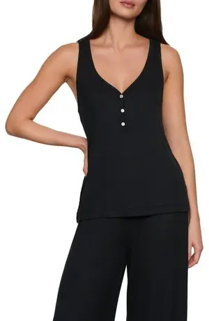 Eberjey Dream Rib Tank - Black