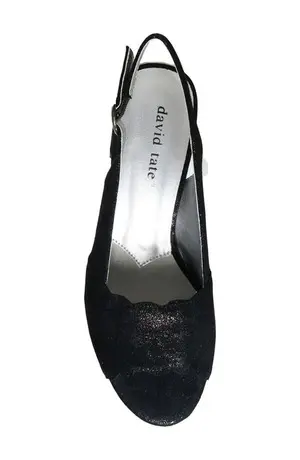 DAVID TATE Dale Slingback Sandal - Black