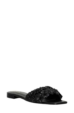 SHU SHOP Camellia Slide Sandal - Black