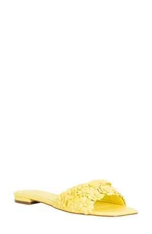 SHU SHOP Camellia Slide Sandal - Yellow