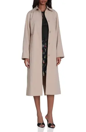 Avec Les Filles Minimalist Trench Coat - Camel