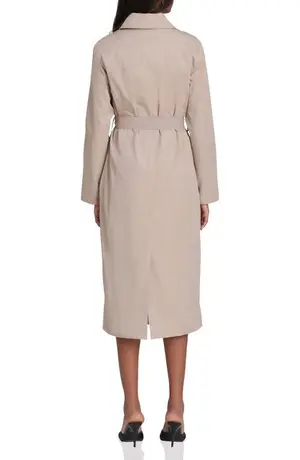 Avec Les Filles Minimalist Trench Coat - Camel