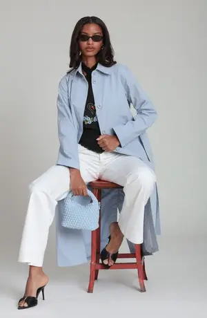 Avec Les Filles Minimalist Trench Coat