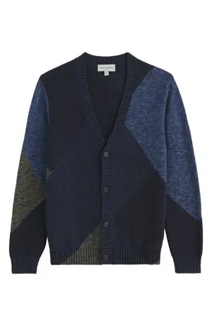 SEASALT CORNWALL Organic Cotton Color Block Cardigan