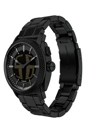 Fossil Big Tic® Anadigi Bracelet Watch - Black