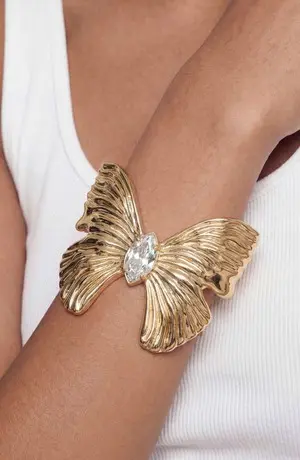 Ettika Fluttering Glow Cuff Bracelet