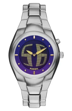 Fossil Archival Big Tic® Anadigi Bracelet Watch - Silver