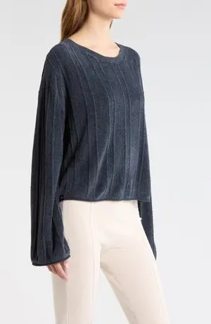 Barefoot Dreams Cozychic Ultra Lite® Sweater - Indigo