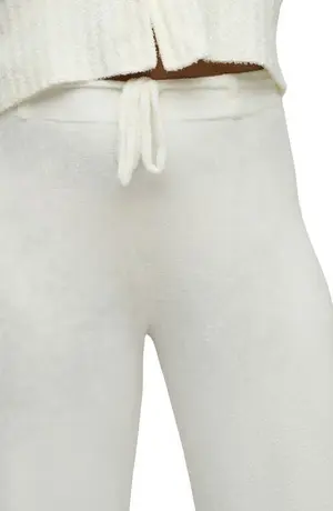 Barefoot Dreams Relaxed-fit Pants With Drawstring Waist - Pearl
