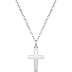 VINCERO Sterling Cross Pendant Necklace - Silver