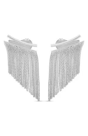 SHYMI Fringe Earrings - Silver