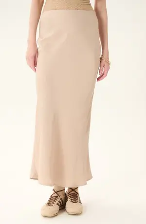 Deluc Madeira Maxi Skirt - Beige
