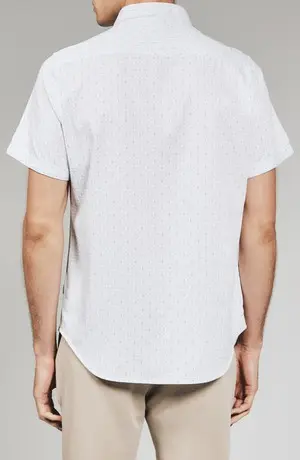 7 Diamonds Bishop Short Sleeve Button-down Shirt
