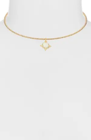 CHILD OF WILD Fire Sky Pendant Collar Necklace - Gold