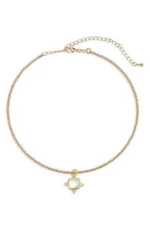 CHILD OF WILD Fire Sky Pendant Collar Necklace - Gold