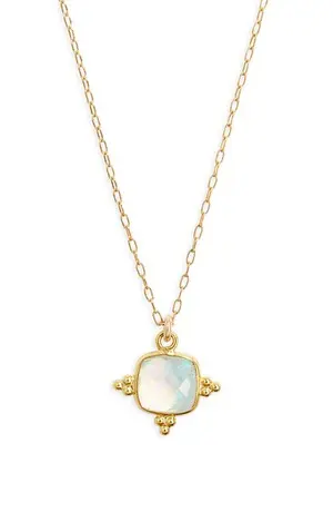 CHILD OF WILD Haven Opal Pendant Necklace - Gold