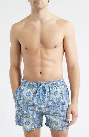 BOARDIES Tropical Floral Swim Trunks - Multi