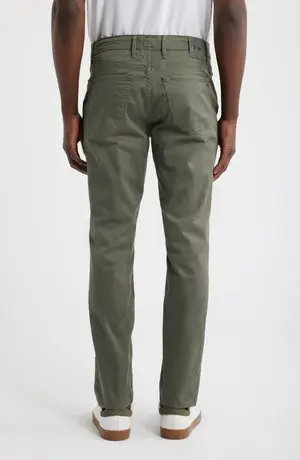BRAX Chuck Modern Fit Five-pocket Pants - Olive