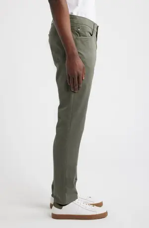 BRAX Chuck Modern Fit Five-pocket Pants - Olive