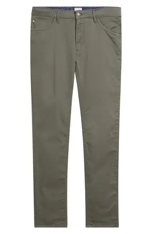 BRAX Chuck Modern Fit Five-pocket Pants - Olive