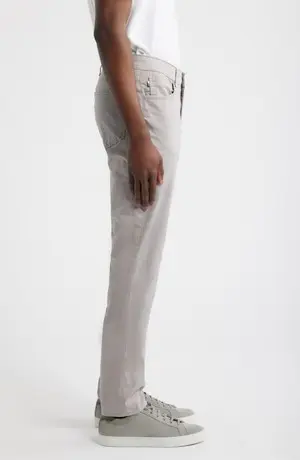 BRAX Chuck Modern Fit Five-pocket Pants - Silver