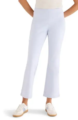 NIC+ZOE Berkeley Stretch Cotton Blend Bootcut Ankle Jeans - Sky