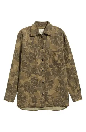 Rip Curl Paradise Camo Cotton Button-up Shirt