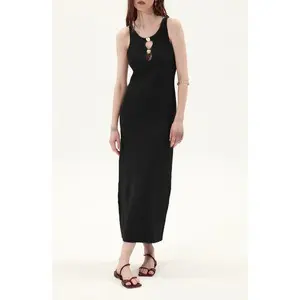 Deluc Lanzarote Sleeveless Knit Maxi Dress - Black